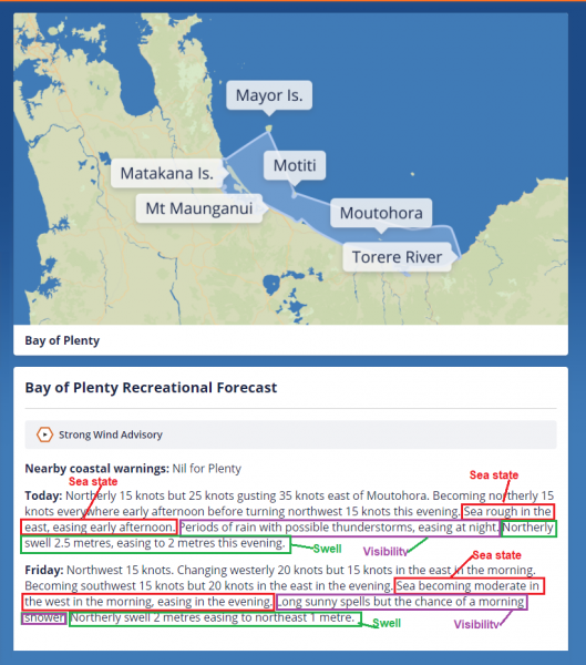 Understanding MetService s Recreational Marine Forecasts MetService Blog